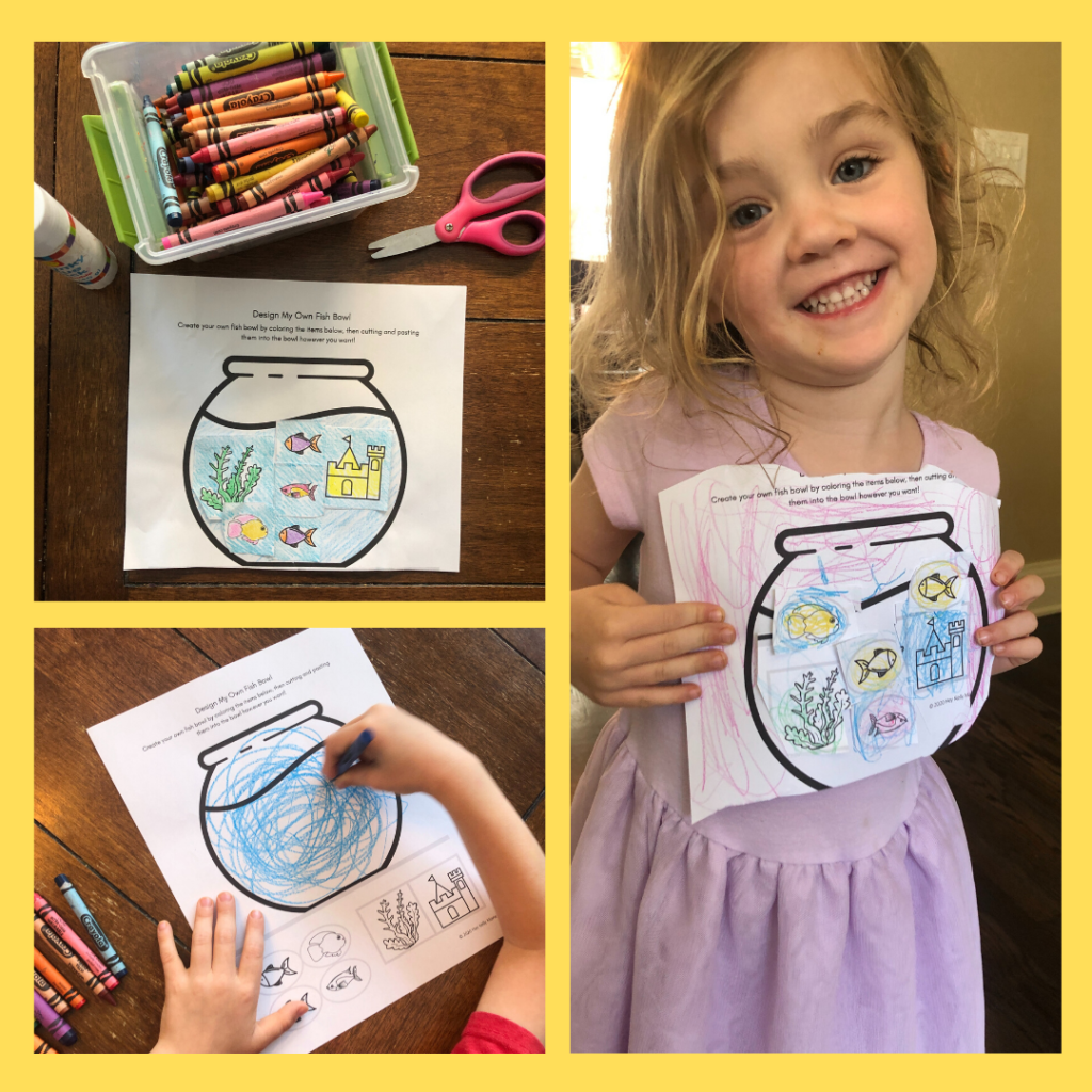 Design My Own Fish Bowl Activity