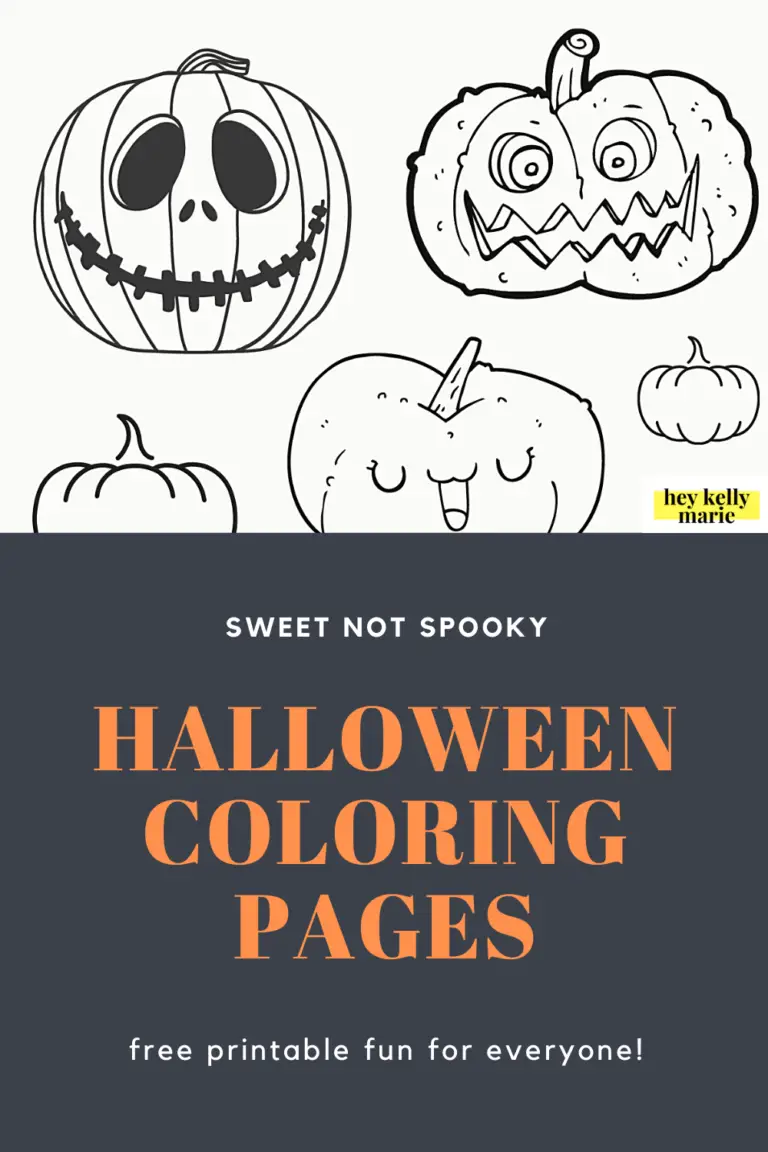 Free Printable Halloween Coloring Pages for Sweet not Spooky Fun