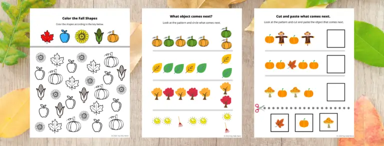 Preschool Pumpkin Worksheets for an Easy Win this Fall